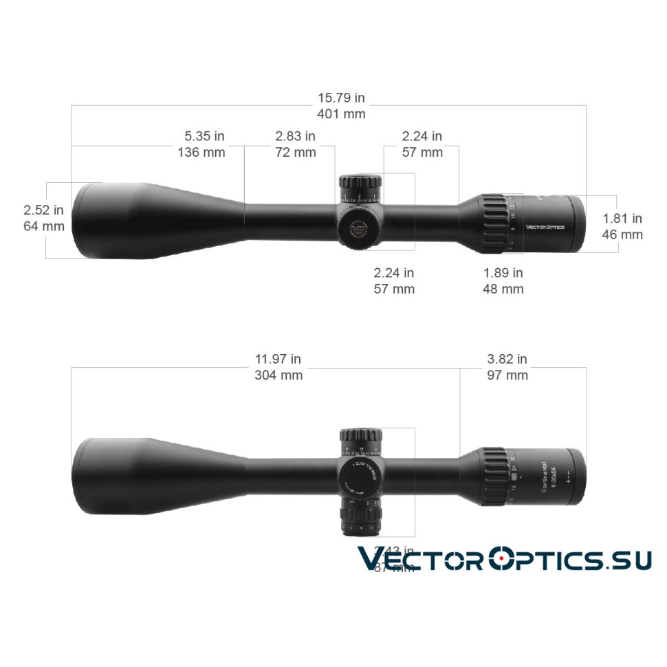Оптический прицел Vector Optics Continental Tactical X6 5-30x56 SFP ...