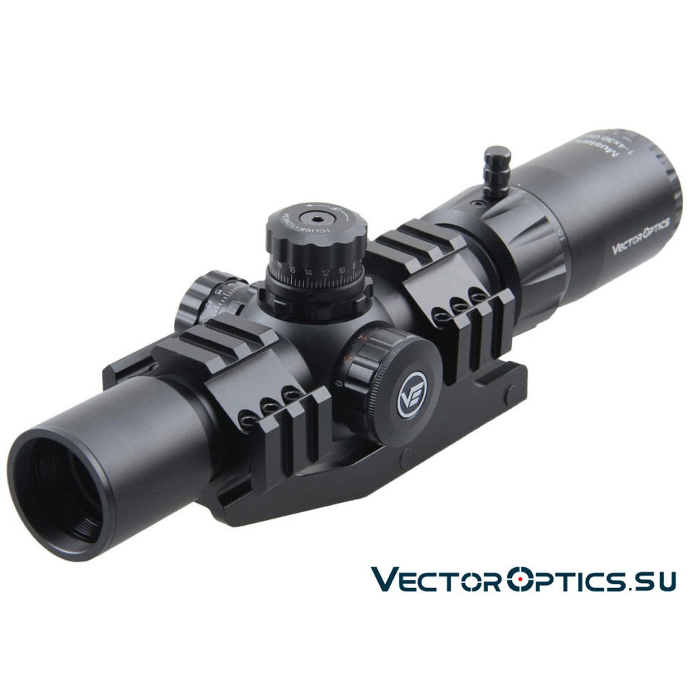 Оптический прицел Vector Optics Mustang 1-4x30 SFP кольца 30мм ? купить ...